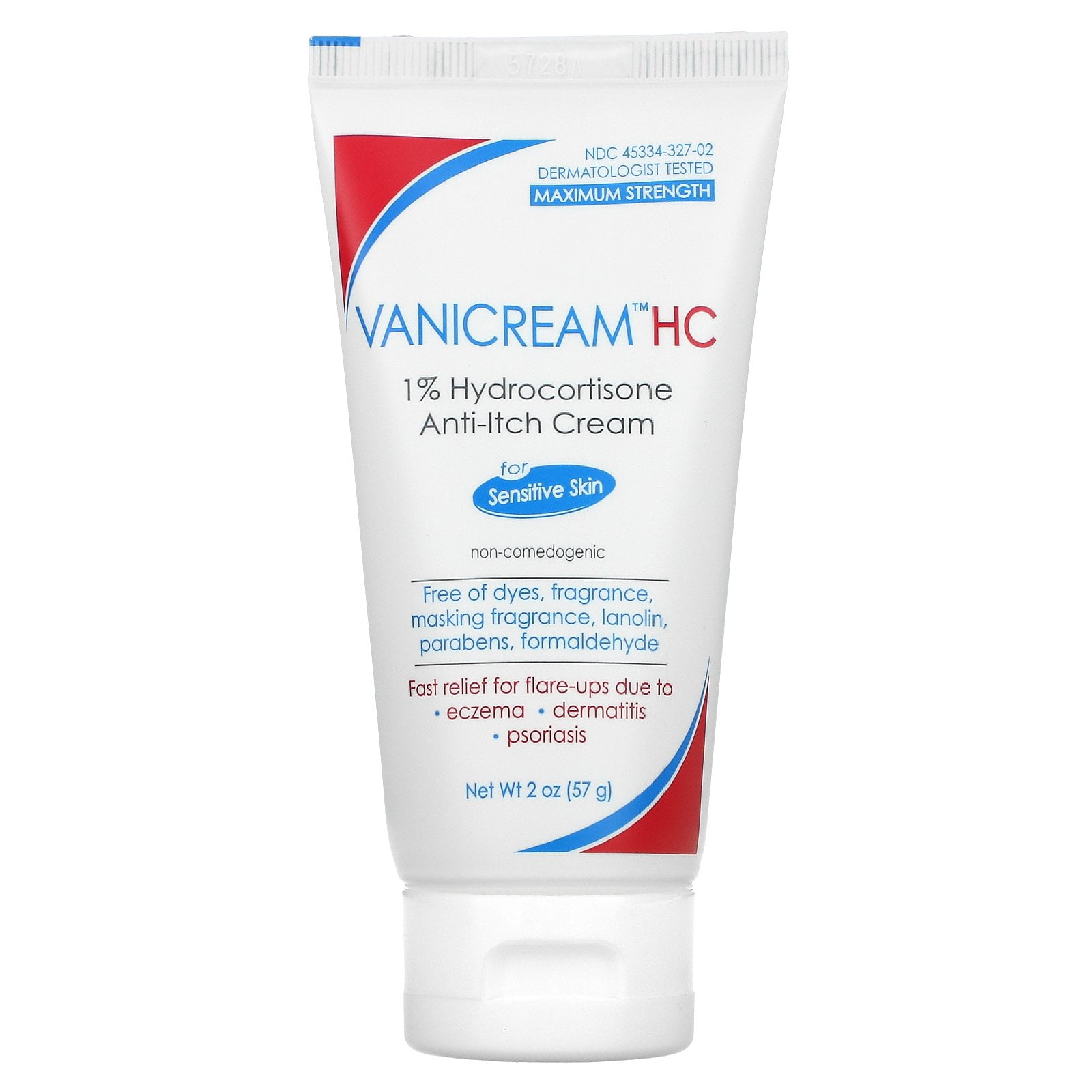 Vanicream 1% Hydrocortisone Anti-Itch Cream, 2 Oz. - Walmart.com