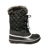 OwnShoe Aspen Waterproof Faux Fur Lace Up Nonslip Snow Boots - Walmart.com
