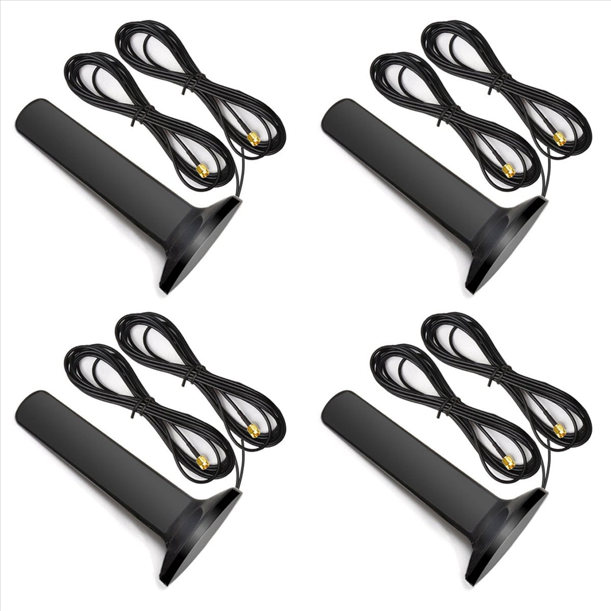 4X Antena GSM 4G 5G 600-6000MHz 12DBi Antena de Base MagnéTica Omni de ...