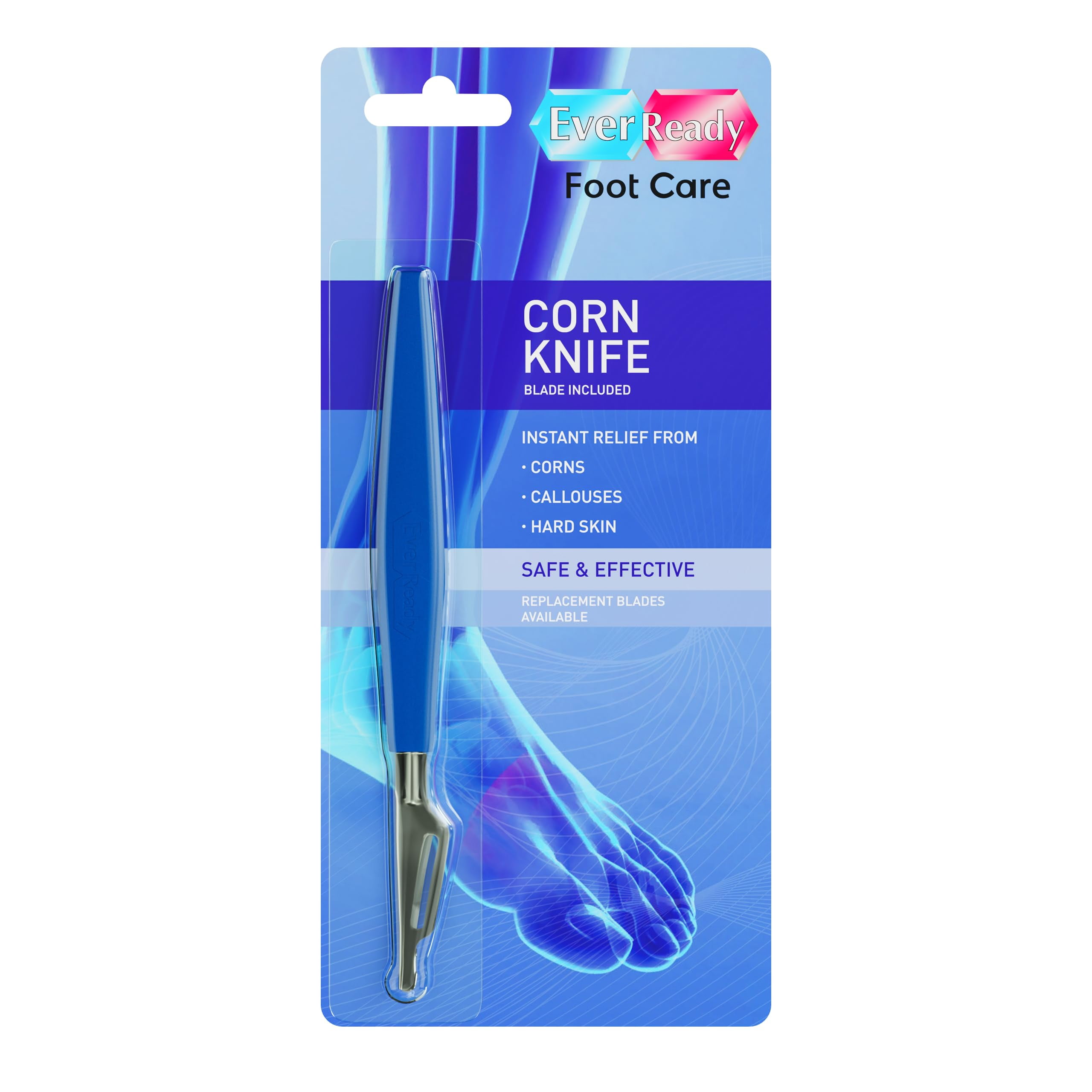 Ever Ready Corn & Callus Trimmer - Instant Relief from Corns & Calluses ...