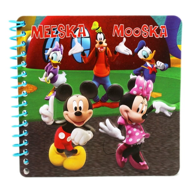 Disney's Mickey Mouse Clubhouse "Meesak Mooska" Small Spiral Notepad ...