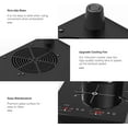 VBGK Double Induction Cooktop, 2 Burners, 2000W, 12 Inch, Electric ...