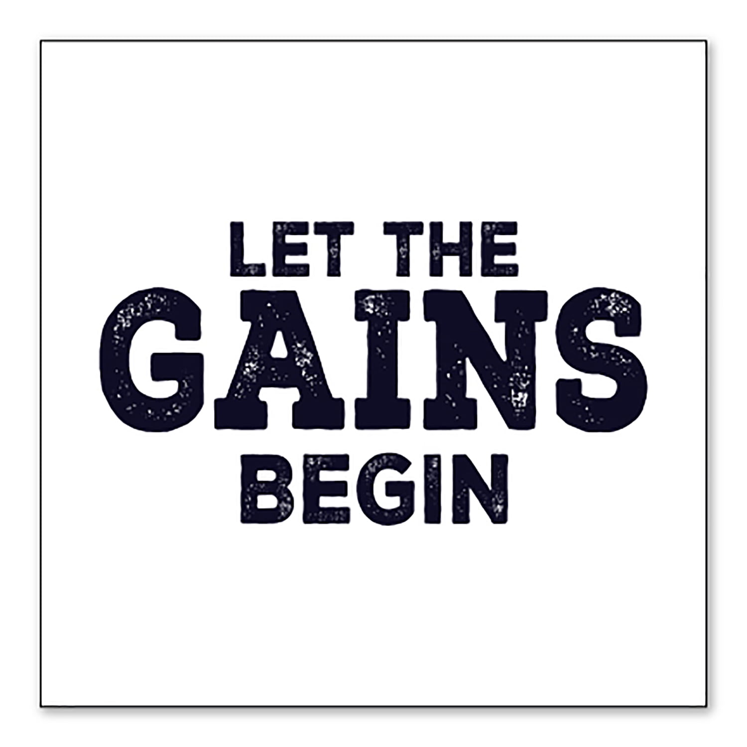 DistinctInk Custom Bumper Sticker - 10" x 10" Decorative Decal - White ...