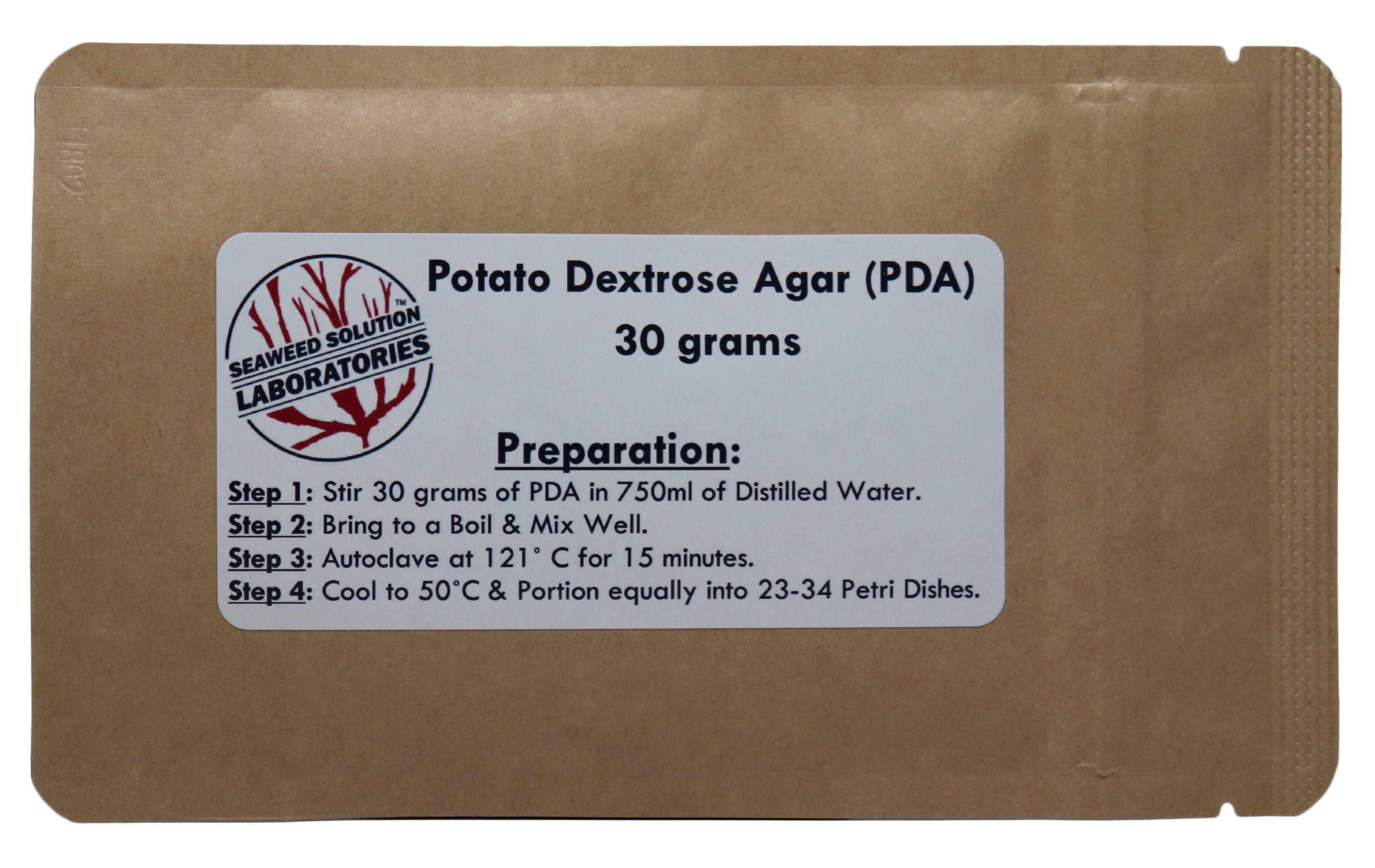 Dehydrated Potato Dextrose Agar PDA 30 grams - Walmart.com