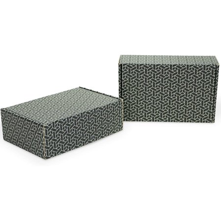 Navy Blue Shipping Boxes | 6" x 6" x 2" Blue Shipping Box | Blue Gift ...