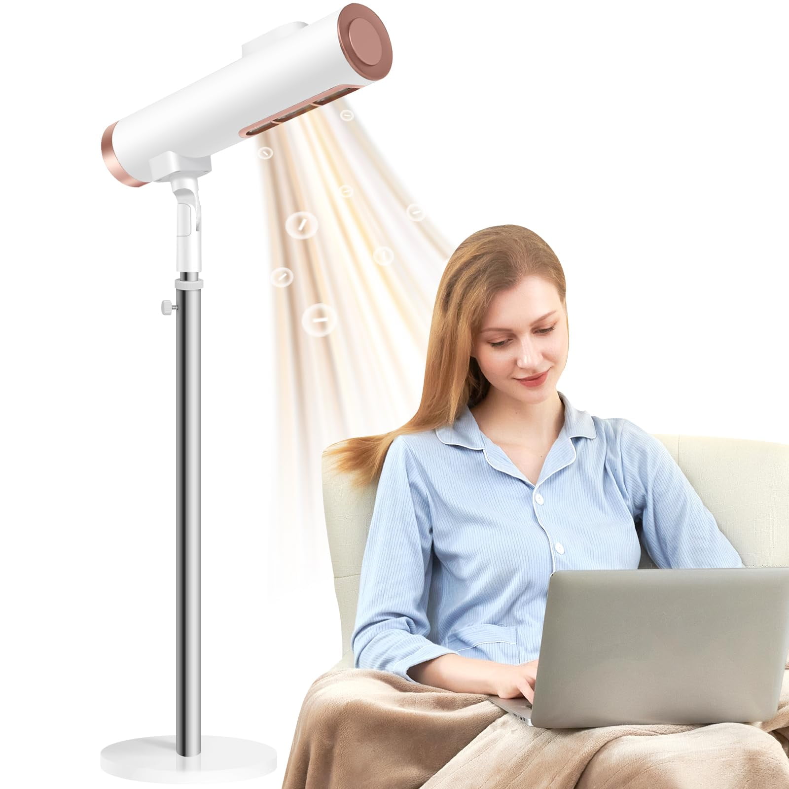 Soporte para secador de pelo Kerty Lazy Hands Free con altura ajustable ...