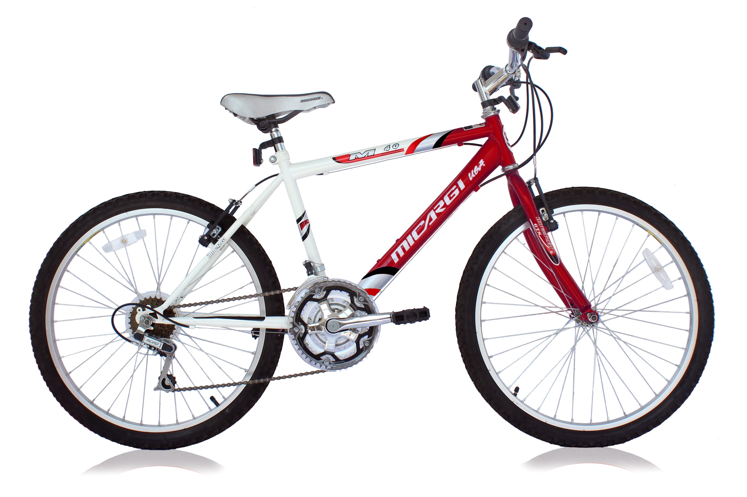 Wonder Wheels 24 In. Mtb 18 Speed Bicycle, Bike, Steel Frame Alloy Rims ...