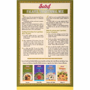 Mediterranean Gourmet Foods Sadaf Hummus Mix with Tahini, 6 oz ...