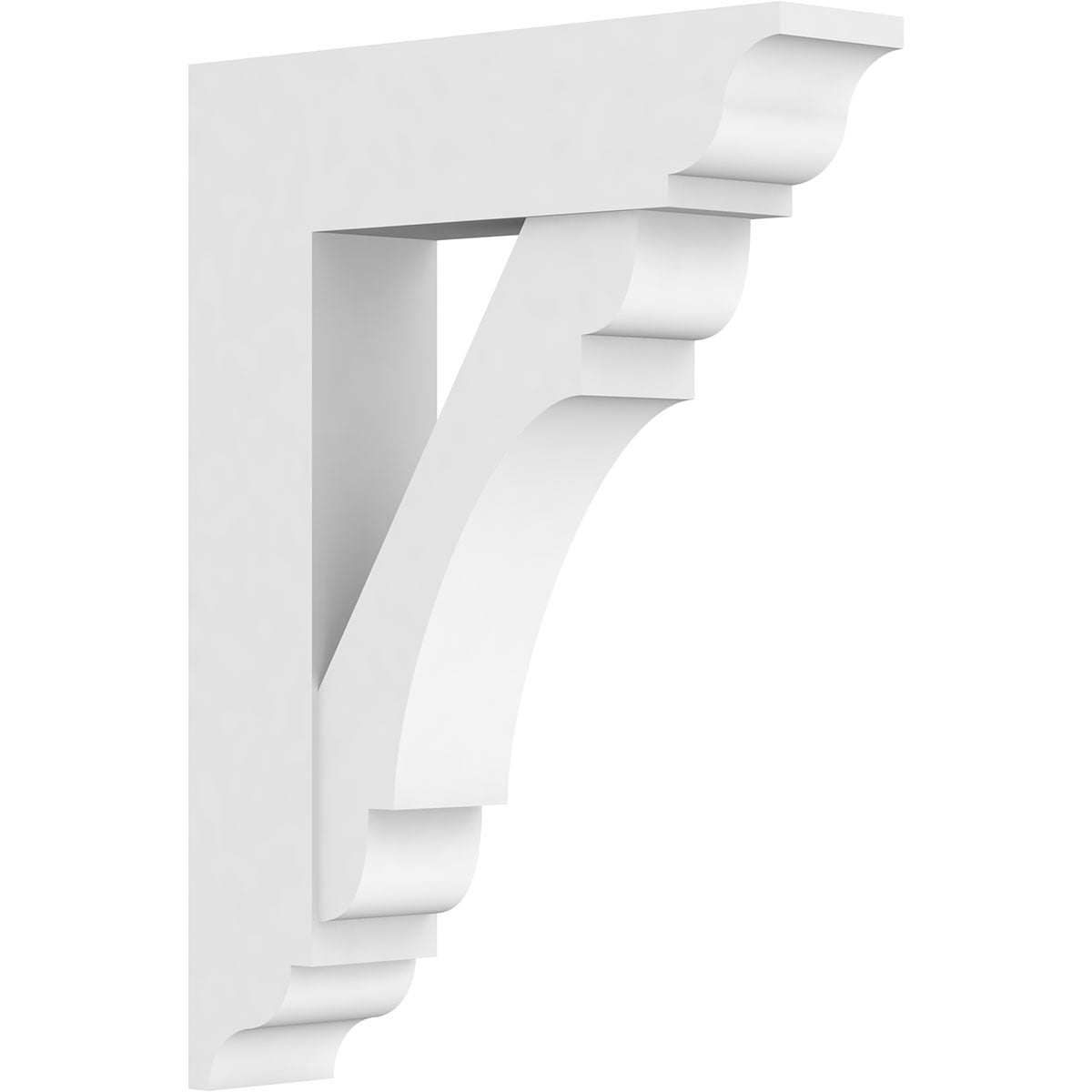 5"W x 24"D x 32"H Standard Olympic Architectural Grade PVC Bracket with ...