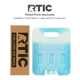 RTIC Ice Pack, Small 2 Pack, Reusable Cooler Ice Pack, Break-Resistant ...