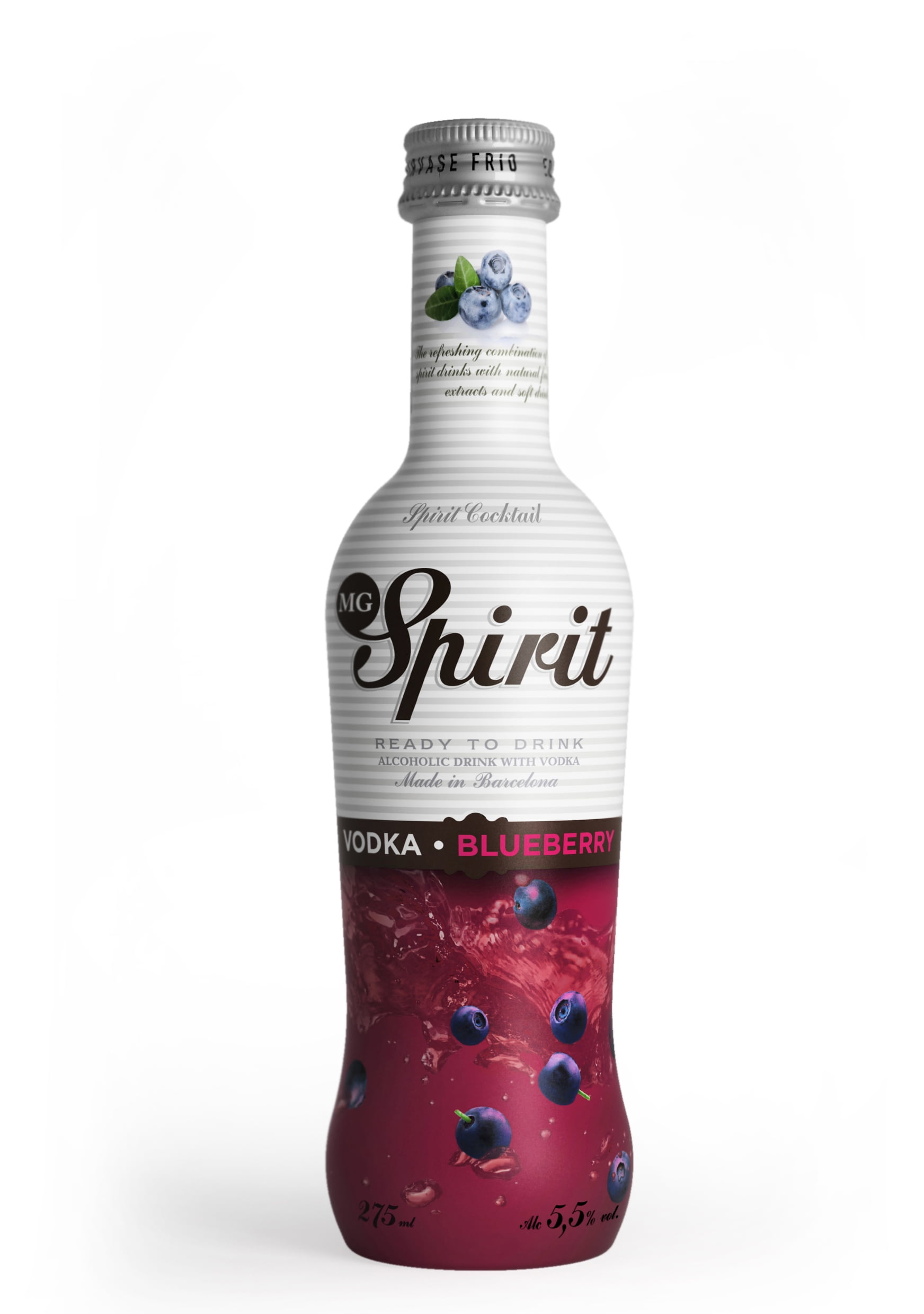 MG Sipirit Vodka Blueberry, Bebida preparadas, 275 ml MG Spirit Bebida ...