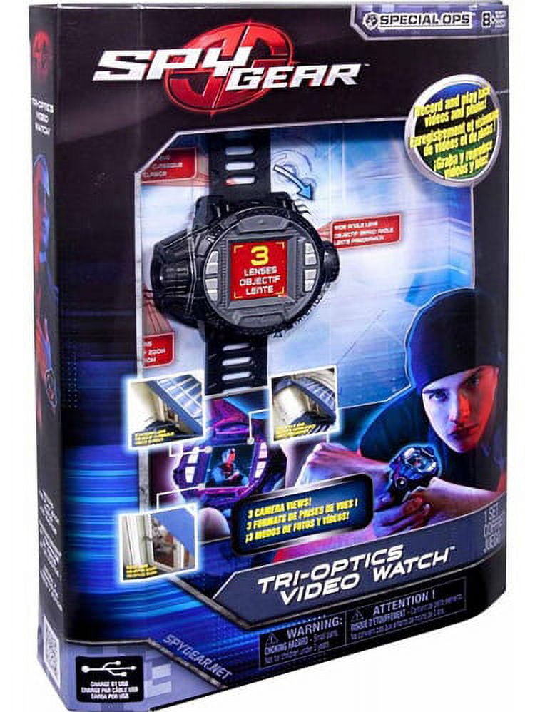 Spy Gear Tri Optics Video Watch