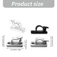 20Pieces Cable Organizers Adhesive Cable Clips Adhesive Wire Organizers ...