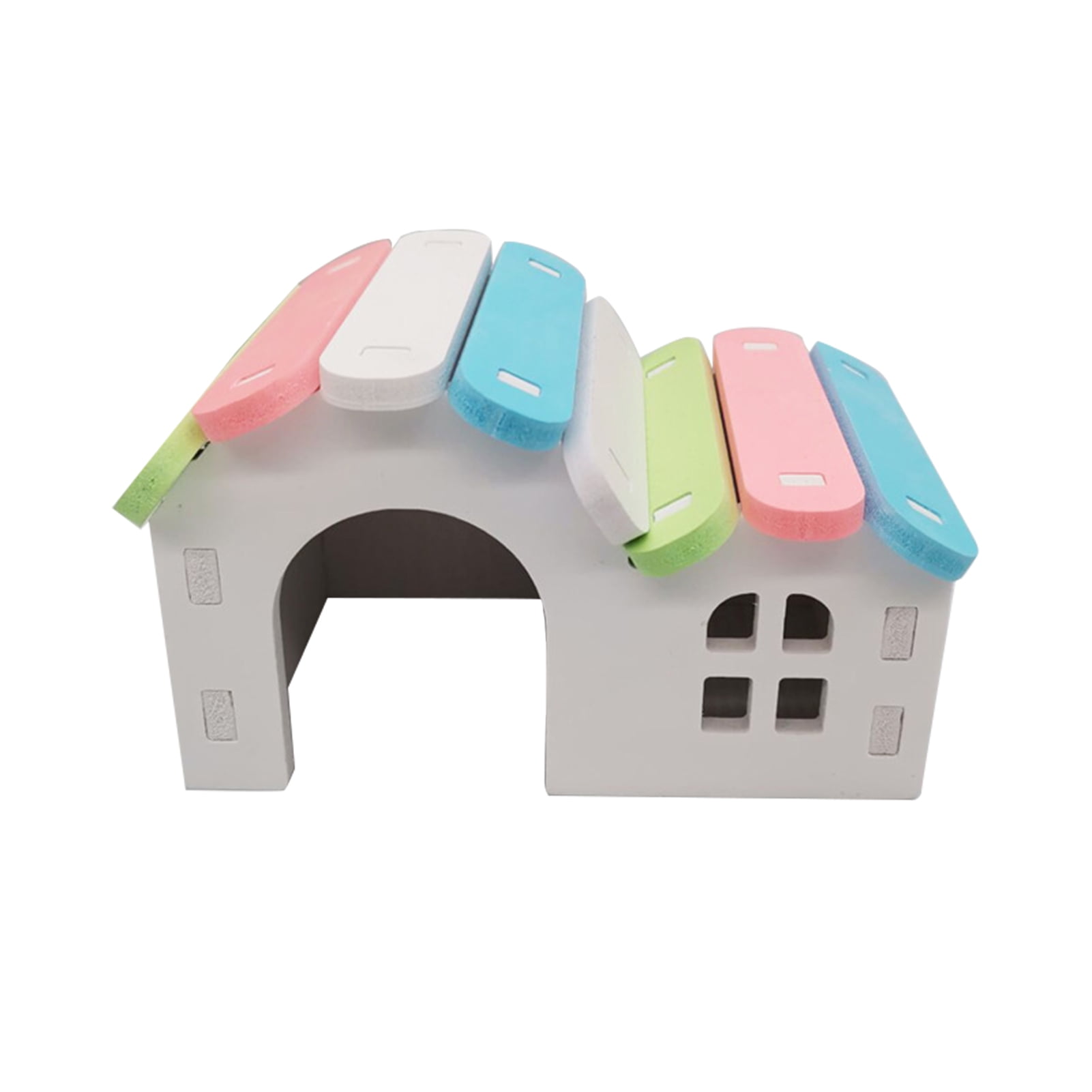 Hamster House Ventilated Design Pet Landscaping Leisure Hedgehog ...