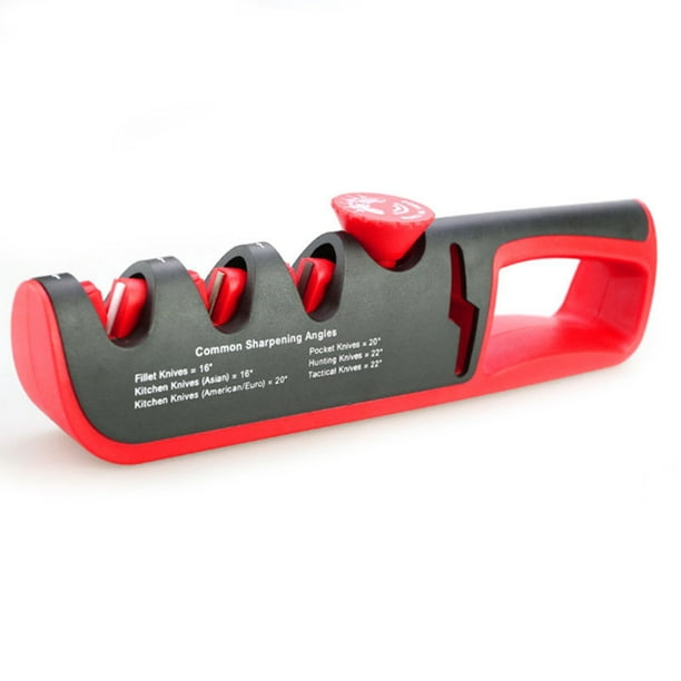 HXAZGSJA Cutter Sharpener 3 Stage Kitchen Chef Scissor Shear Restore ...