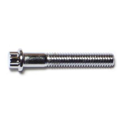 5/16"-18 x 2" Chrome Flange Head 12-Point Cap Screws FCSFS-156 (10 pcs ...