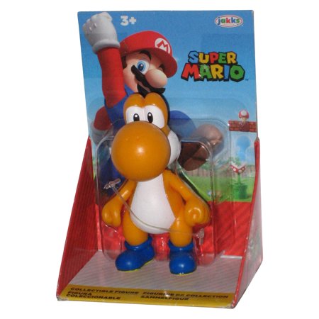 World of Nintendo Super Mario Bros. Orange Yoshi (2020) Jakks Pacific ...