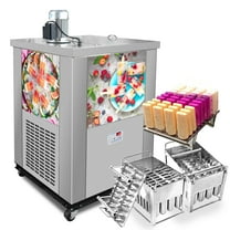 Kolice Commercial 6 Slim Mold Sets Ice Popsicle Machine,Ice Sticks ...