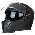 Full-Face Adult Street Motorcycle Helmet, Formwork Double Visor Helmet ...