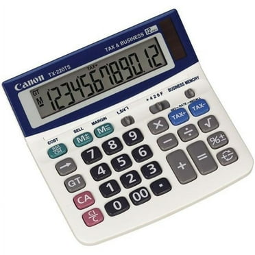 Canon HS-1200TS 12-Digit Angled Display Calculator 12 Digit(s) - LCD ...