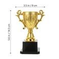 Hemoton Mini Plastic Trophy, 14.3cm with Base, Kids Award for Sports ...