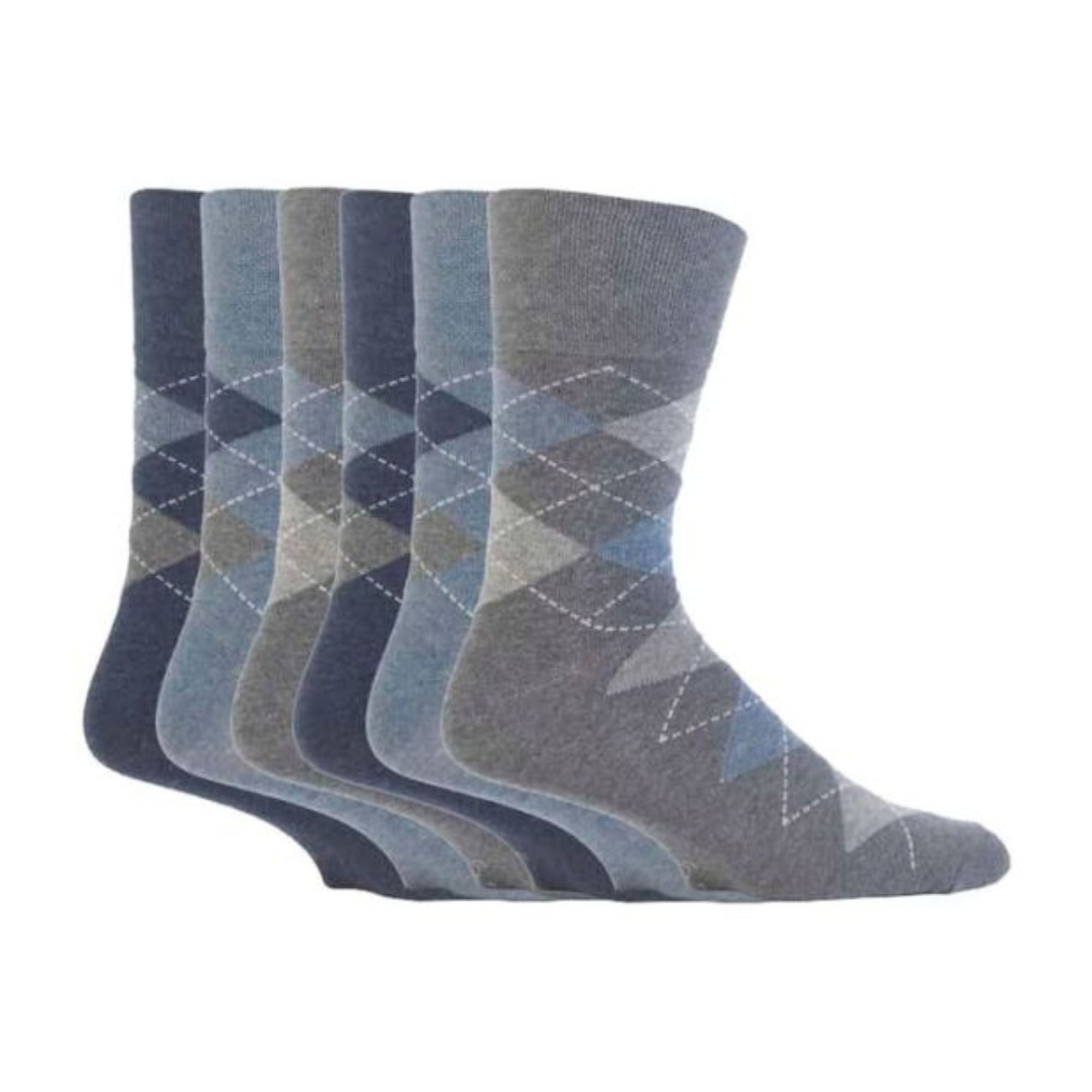 Click here for Gentle Grip - Mens Socks Bigfoot Honeycomb Top Cot... prices