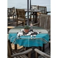 Farm Animal Round Outdoor Tablecloth with Umbrella Hole Chicken Pig Cow ...