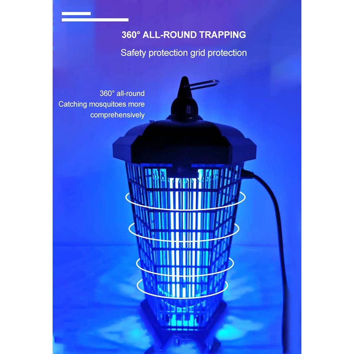 Intelligent Bug Zapper 4200V, 30W with Day/Dusk Control - Kills ...