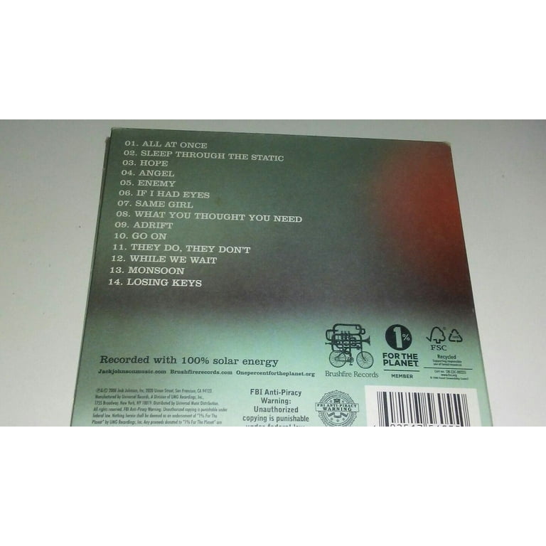 Jack Johnson Sleep Through The Static