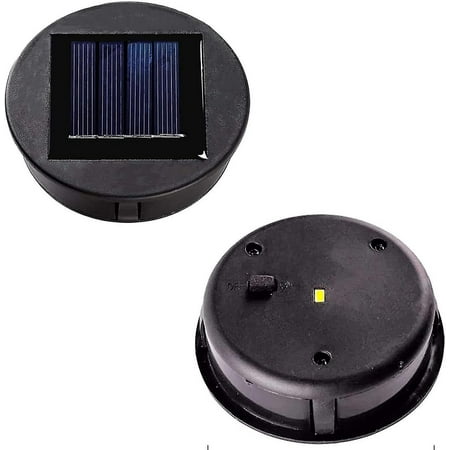 2 Pieces Replacement Top Solar Lantern Light Solar Panel Light Cover ...