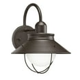 Aztec Lighting Transitional 1-light Olde Bronze Outdoor Wall Lantern ...