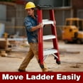 Fiberglass Single-Sided Stepladder, Non-Conductive Insulation Ladder ...
