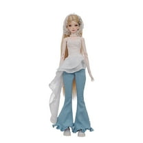 Xana F Bjd Doll 1/4 Bariy French Vintage Maiden Anime Girl Flared Jeans ...