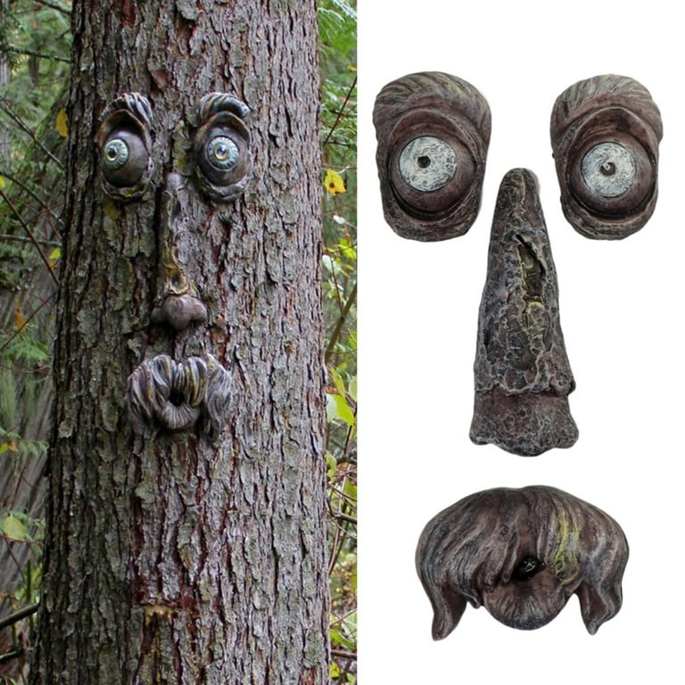 Resin Tree Face Decorations