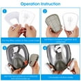 WAKYFLX, Full Face Respirator Mask, 6800, with 6001 Filters - Walmart.com