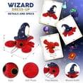 DolliBu Big Eye Lobster Stuffed Animal with Wizard Costume Hat - Cute ...