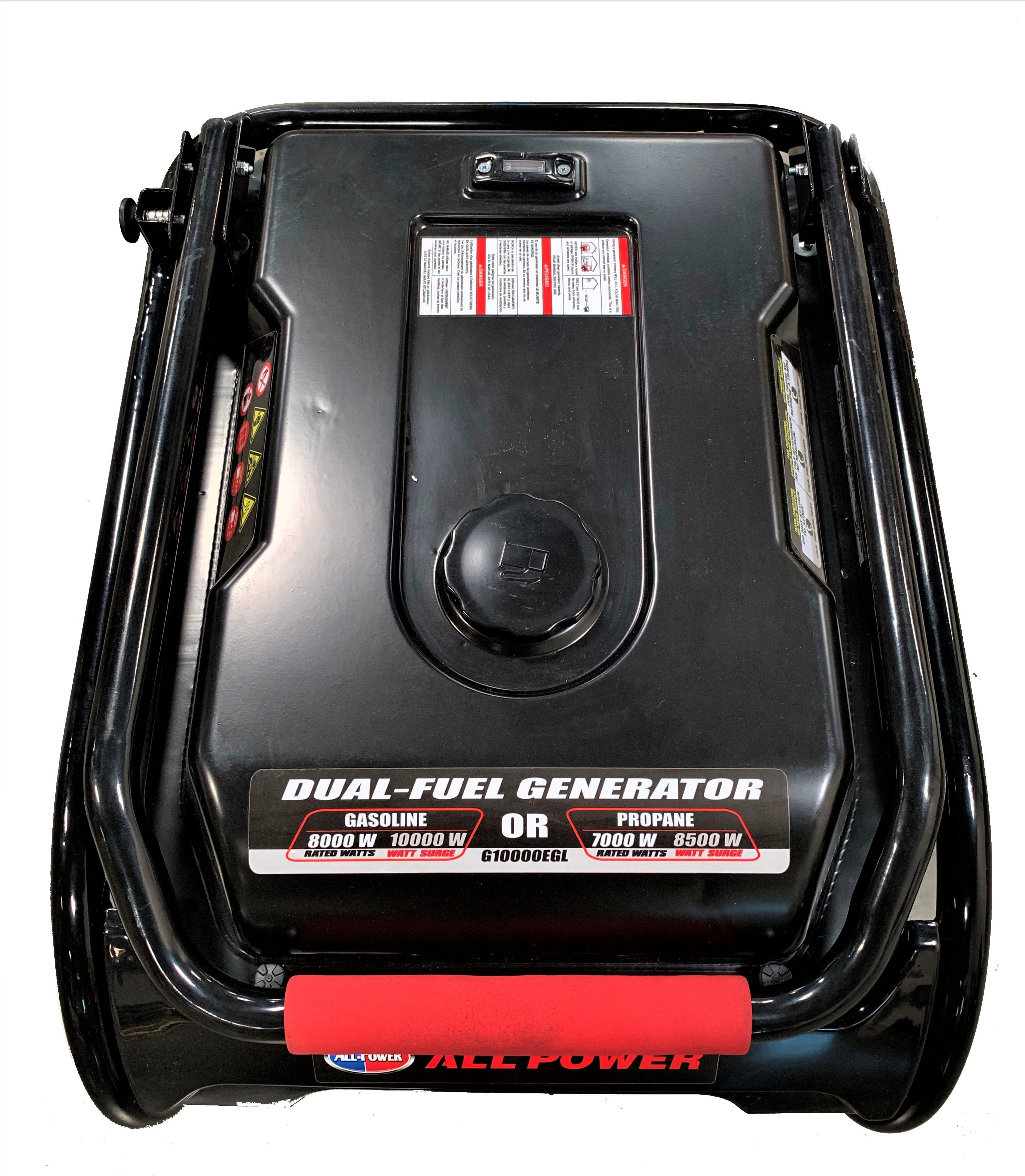 All Power 10000 Watt Dual Fuel Generator, Heavy Duty Portable Generator ...