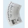 3 Part Valet Parking Tickets, (2,000 Tickets) Valet Tags, 110lb Card ...