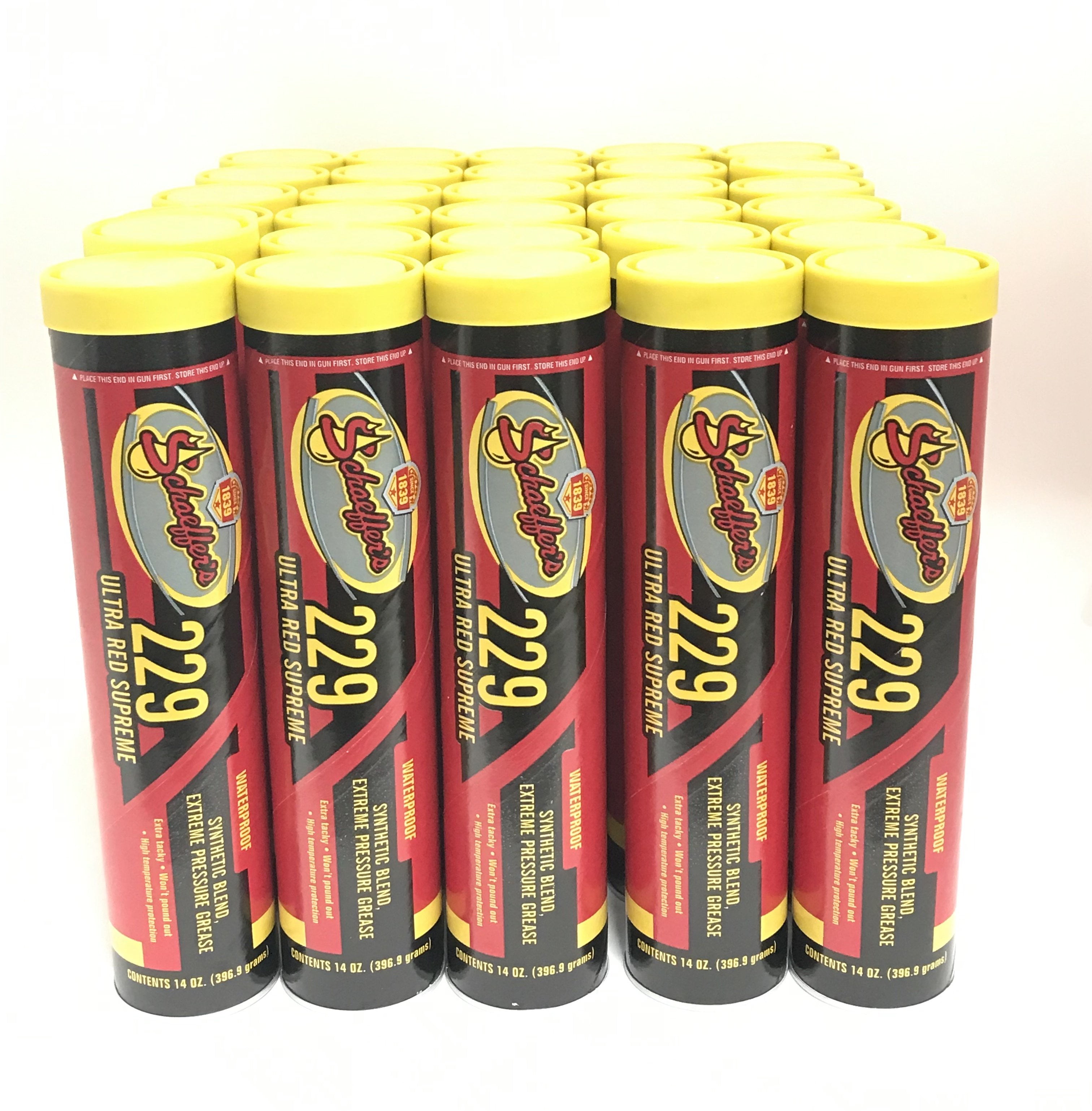 Schaeffer's 229-30 PACK Ultra Red Supreme Waterproof Grease - Synthetic ...