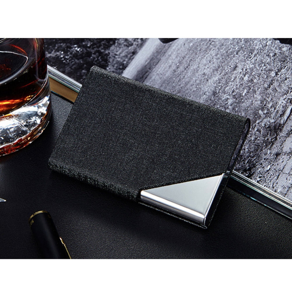 SagaSave Portable Business Card Holder Name Cards Case for 10-15 Cards ...