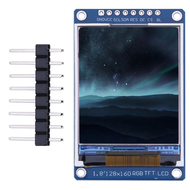 EDFRWWS 1.8inch LCD Screen RGB TFT Color Display Module 128x160 ST7735S ...
