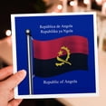 3drose, the Waving Flag of Angola with the Republic of Angola in ...
