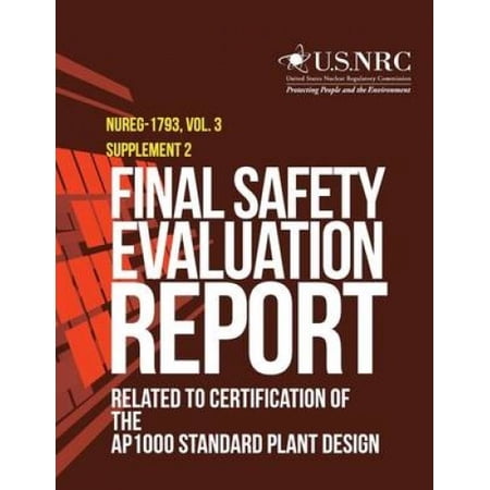 Final Safety Evaluation Report: Related to Certification of the Ap1000 ...