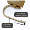 Solid Brass Vintage Toilet Paper Holder, Antique Gold Wall Mount ...