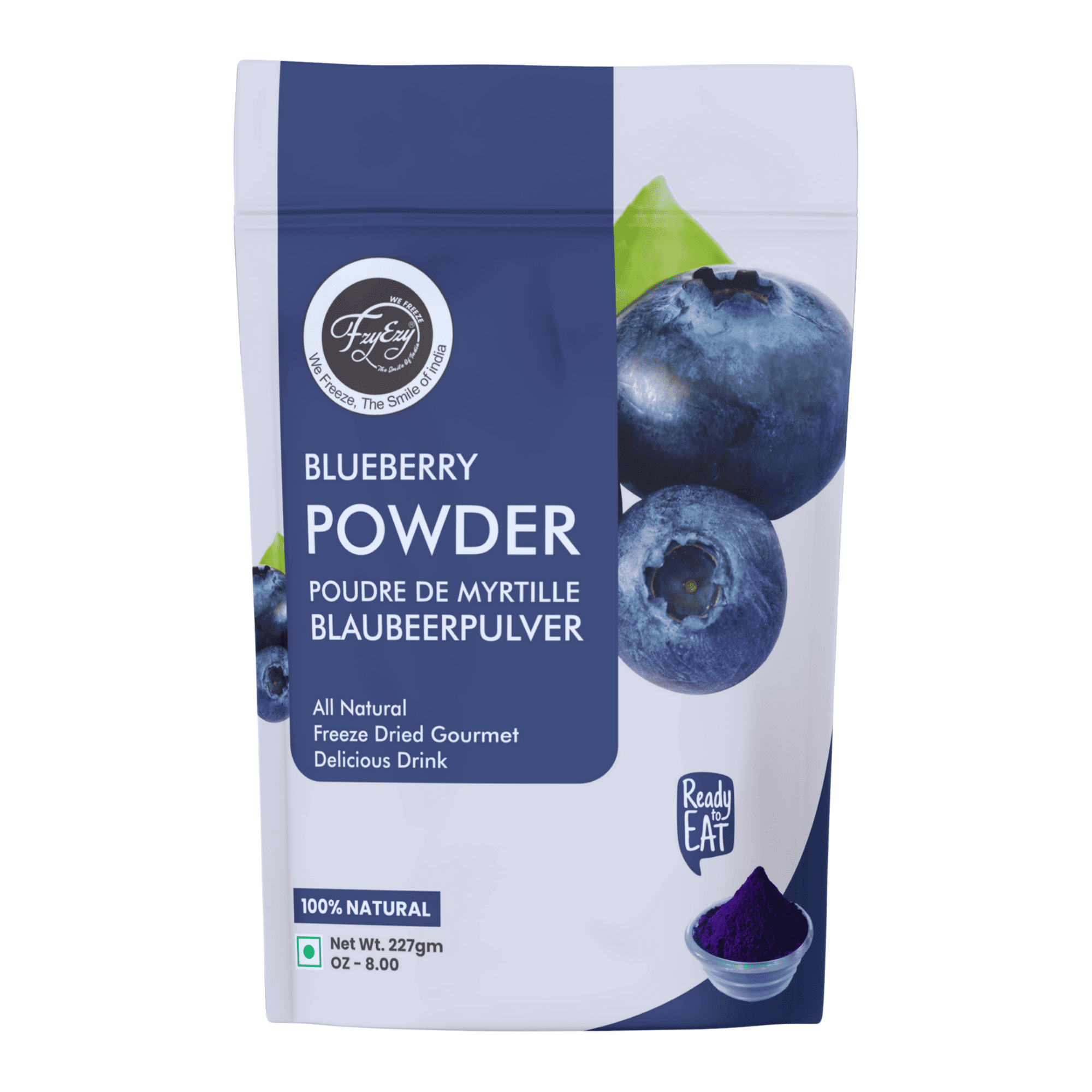 Click here for Fzyezy Freeze-Dried Blueberry Powder - 227gms - Re... prices