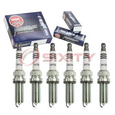 6 pc NGK 6619 Iridium IX Spark Plugs for 12565996 4704 5344 5618 9613 9615 9775 BY481-LFR6A ...
