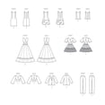 McCalls Paper Sewing Pattern 8495 - Doll Clothes - Walmart.com