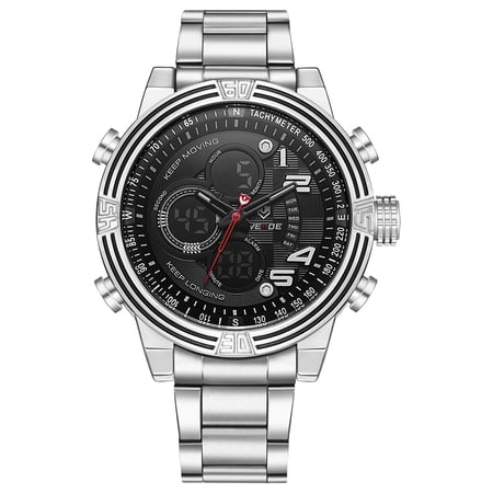 WEIDE WH5209 Quartz Digital Electronic Watch Business Men Fashion ...