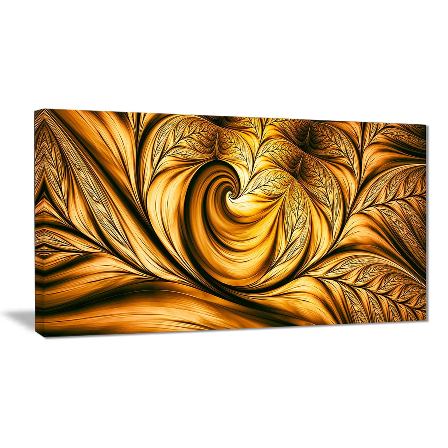 Click here for Designart Design Art Golden Dream Canvas Wall Art prices