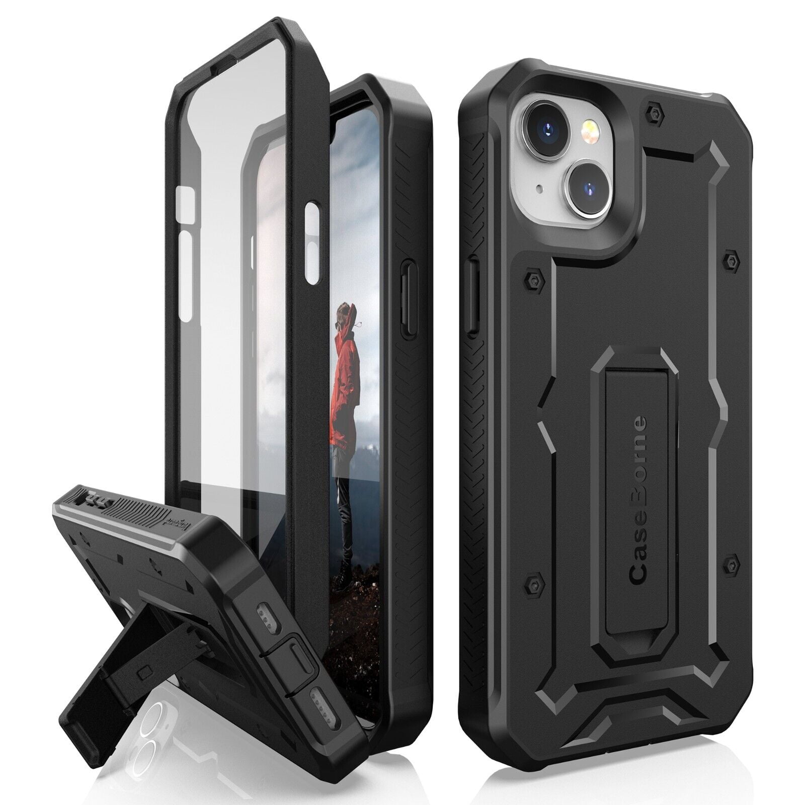 CaseBorne V Series Case Compatible with iPhone 14 Plus - Military Grade ...